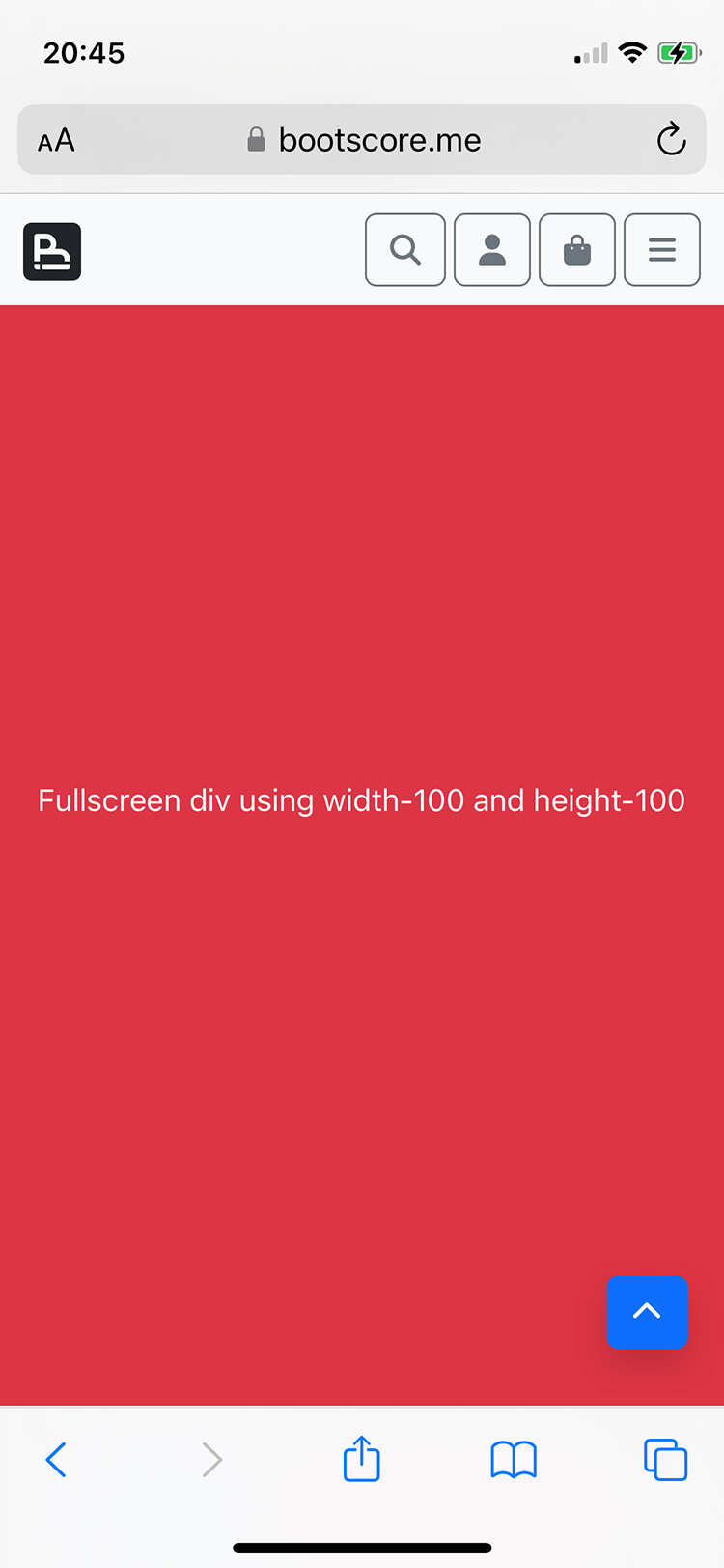 Width Height Classes BootScore